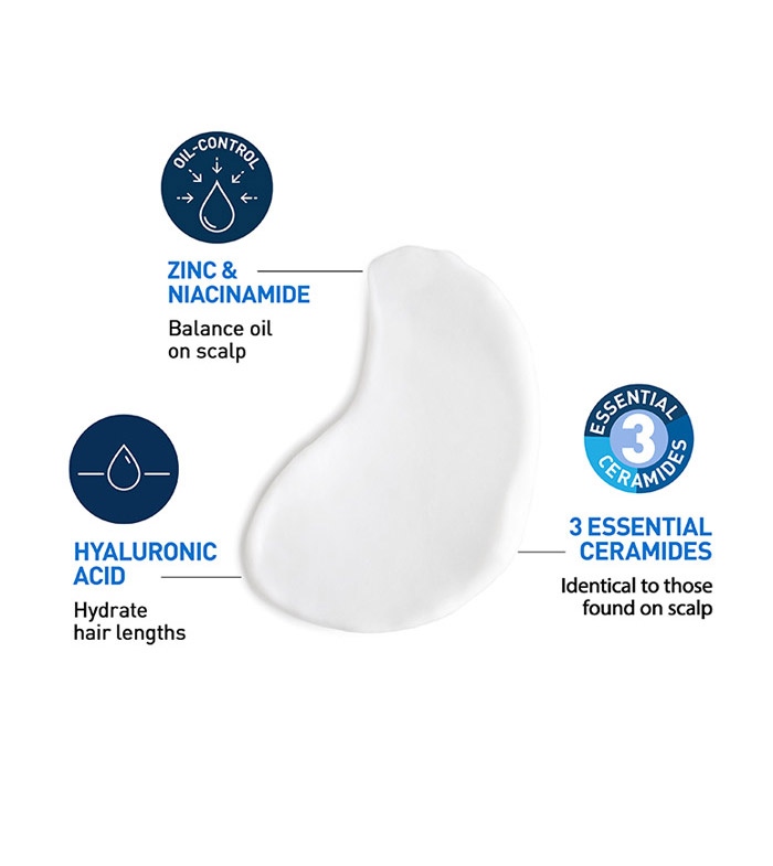 Oil Control Balancing Conditioner for greasy, oil-prone hair | CeraVe