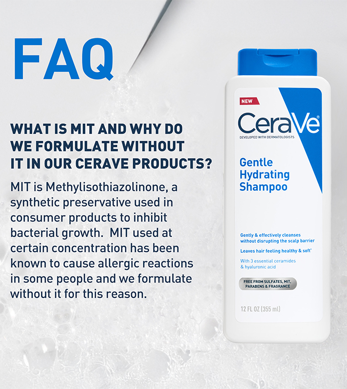 Gentle Hydrating Shampoo | Sulfate-Free Shampoo | CeraVe