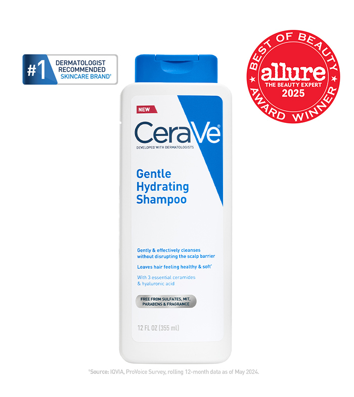 Gentle Hydrating Shampoo | Sulfate-Free Shampoo | CeraVe