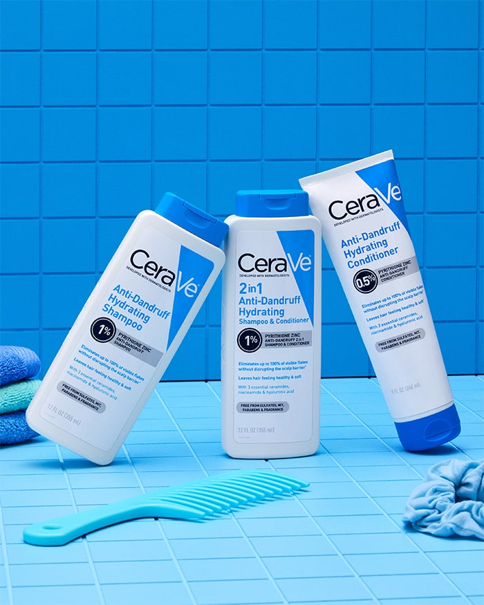 Anti-Dandruff Hydrating Shampoo For All Hair Types | CeraVe