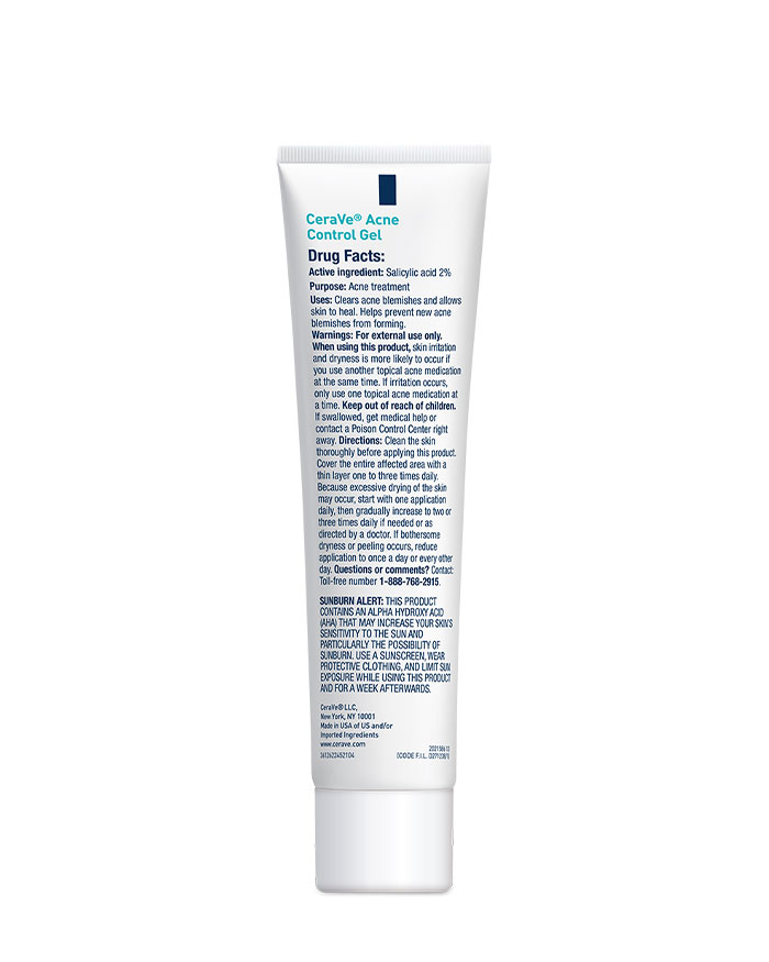Acne Control Gel: Targeted Treatment | CeraVe