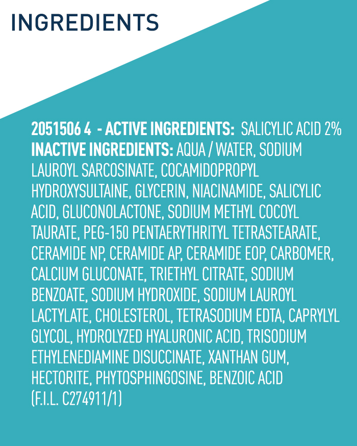 Acne Control Cleanser | Salicylic Acid Treatment | CeraVe