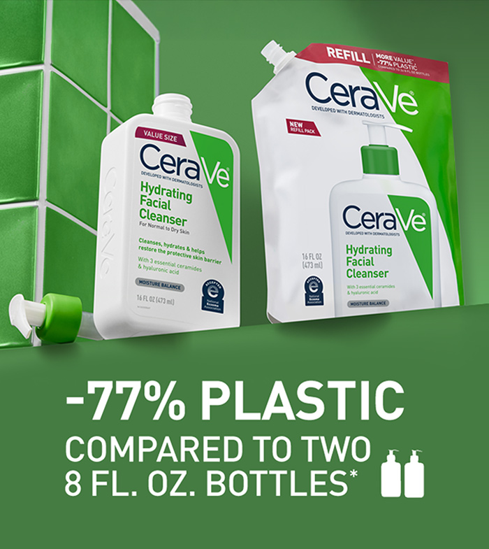 Hydrating Facial Cleanser Refill Pouch | Cerave