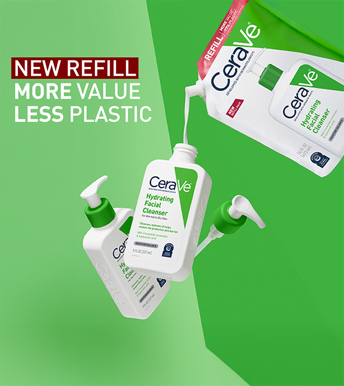 Hydrating Facial Cleanser Refill Pouch | Cerave