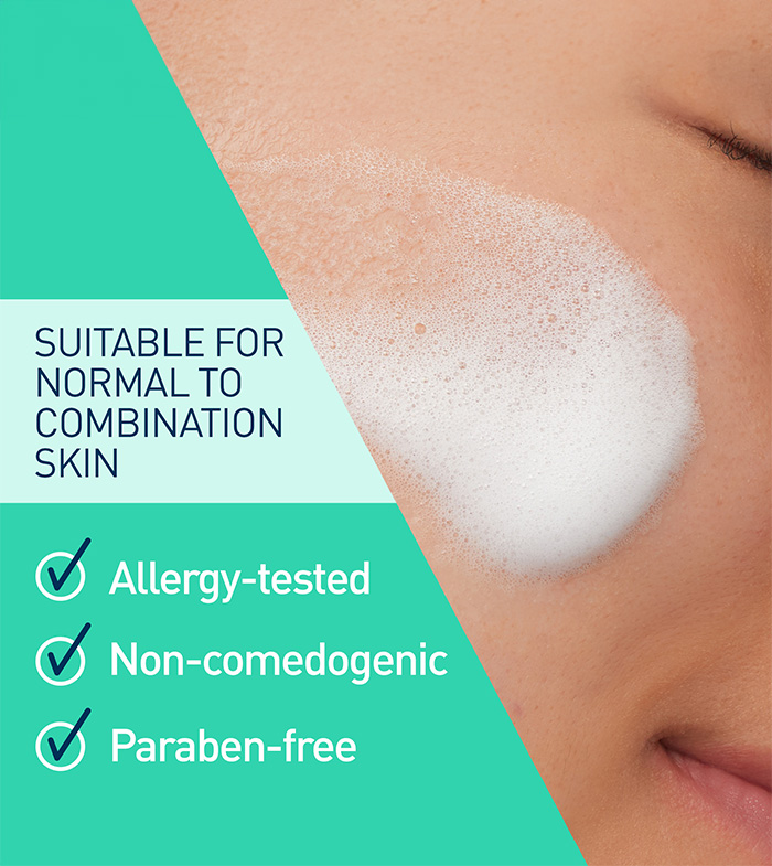 Foam Cleanser for Combination Skin | CeraVe Balancing Air Foam Facial ...