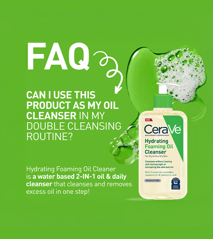 Hydrating Foaming Oil Cleanser | CeraVe