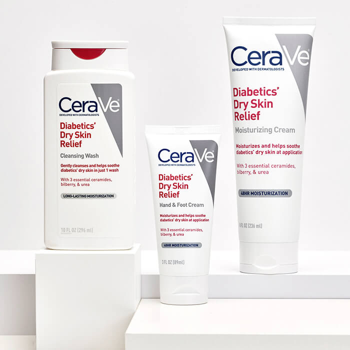 Diabetics’ Dry Skin Relief Moisturizing Cream | CeraVe