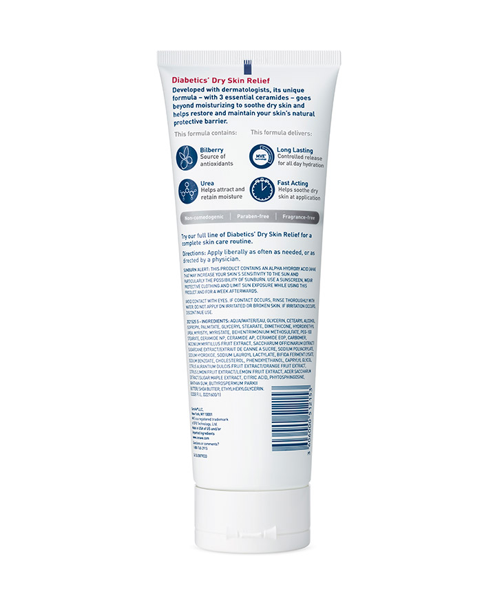 Diabetics’ Dry Skin Relief Moisturizing Cream | CeraVe