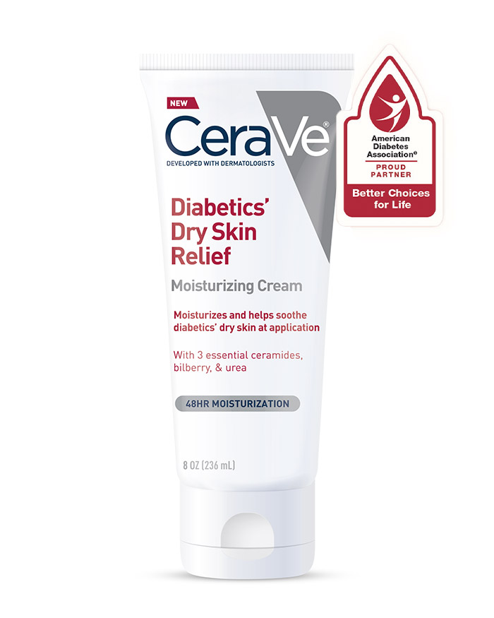 Diabetics’ Dry Skin Relief Moisturizing Cream | CeraVe