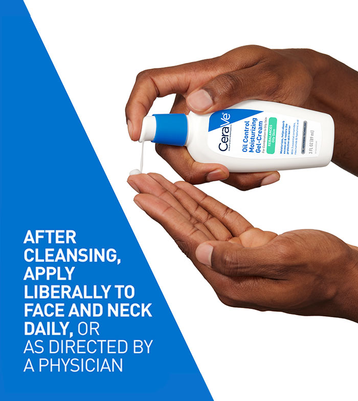 Oil Control Gel-Cream Moisturizer for Oily Skin | CeraVe