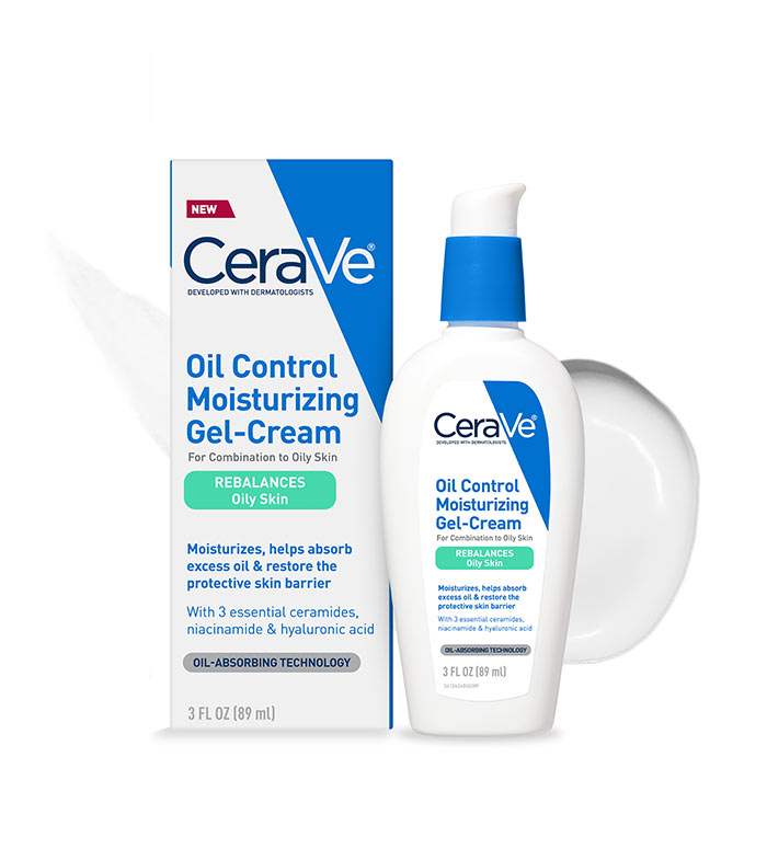 Oil Control Gel-Cream Moisturizer for Oily Skin | CeraVe