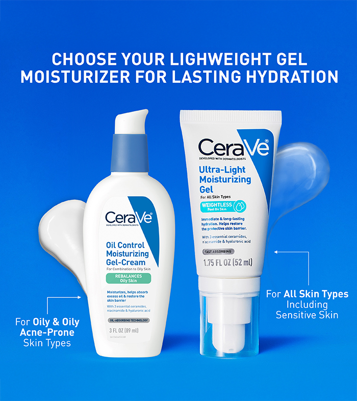Ultra-Light Moisturizing Gel | Oil-Free | CeraVe