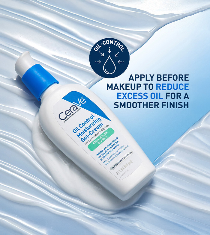 Oil Control Gel-Cream Moisturizer for Oily Skin | CeraVe