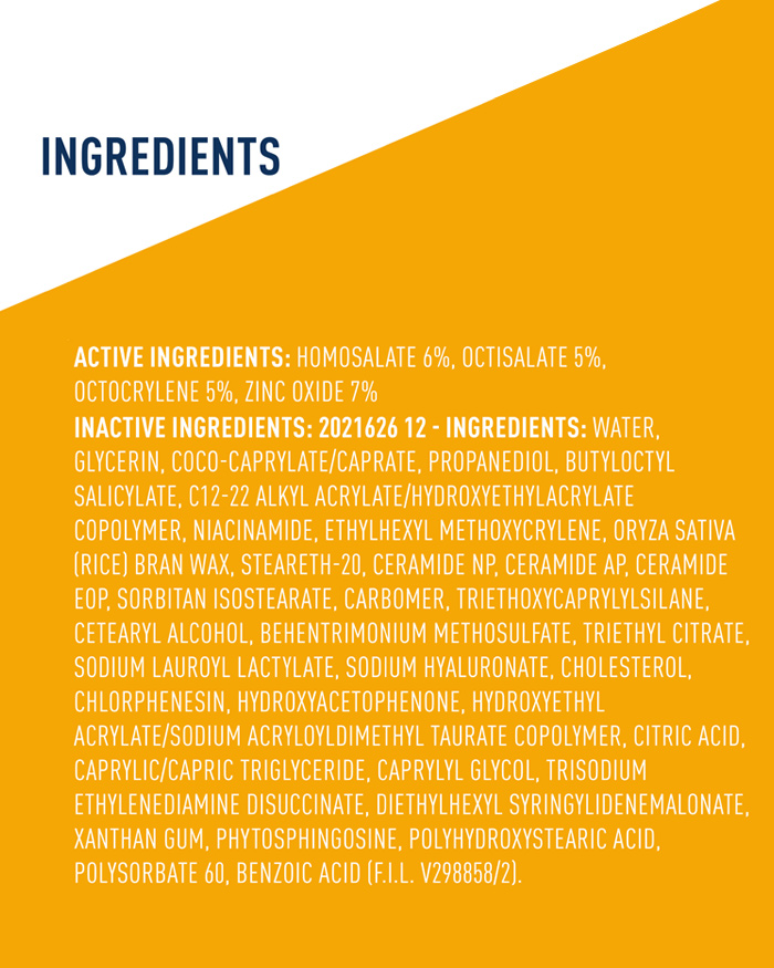 Hydrating Sheer Sunscreen Broad Spectrum SPF 30 | CeraVe